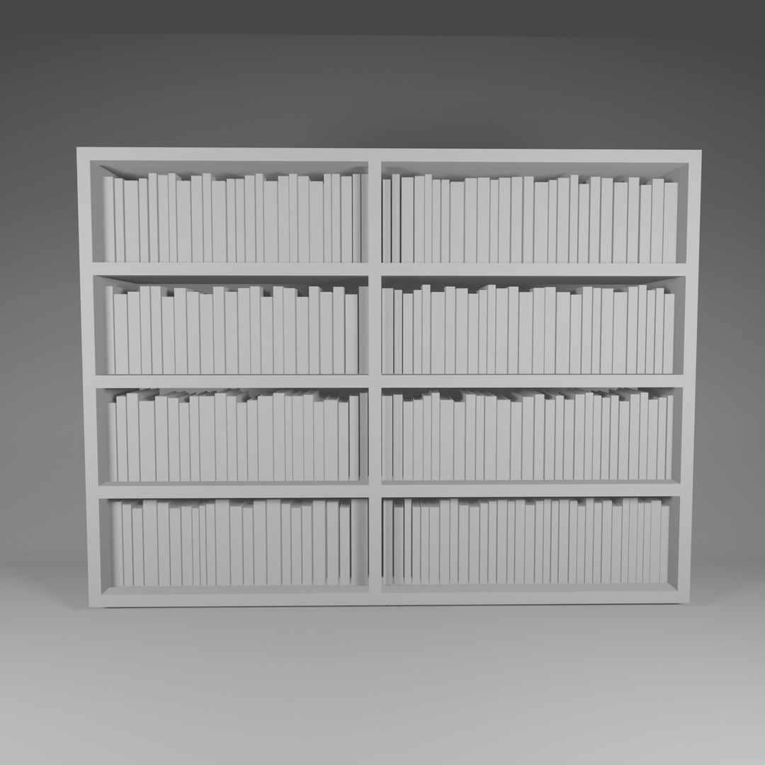 3D Model Rak Buku - TurboSquid 1815776
