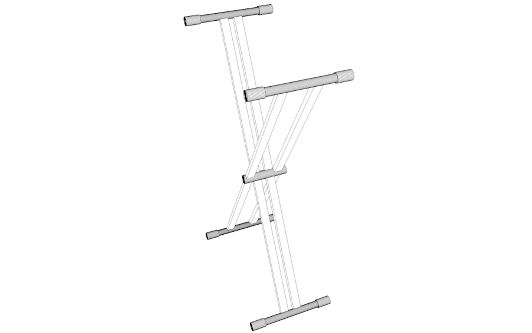 3D Keyboard Stand Model - TurboSquid 1333643