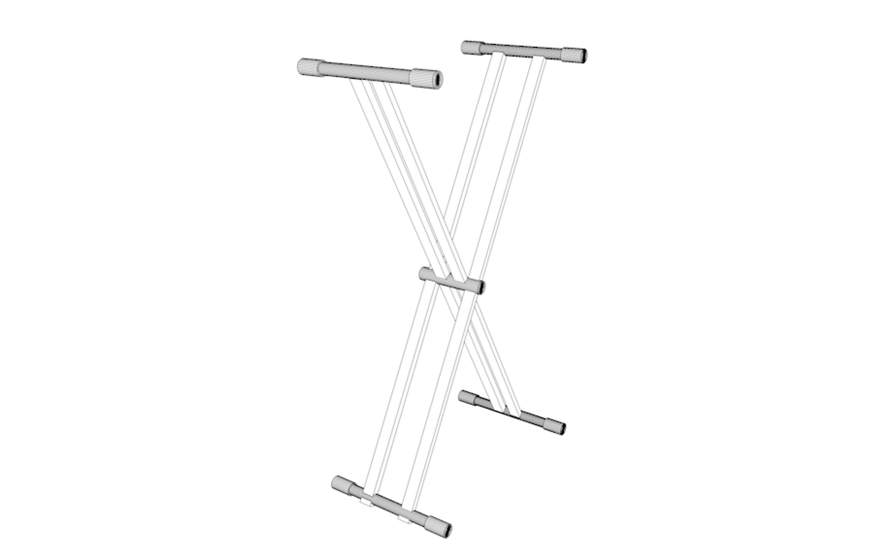 3D Keyboard Stand Model - TurboSquid 1333643