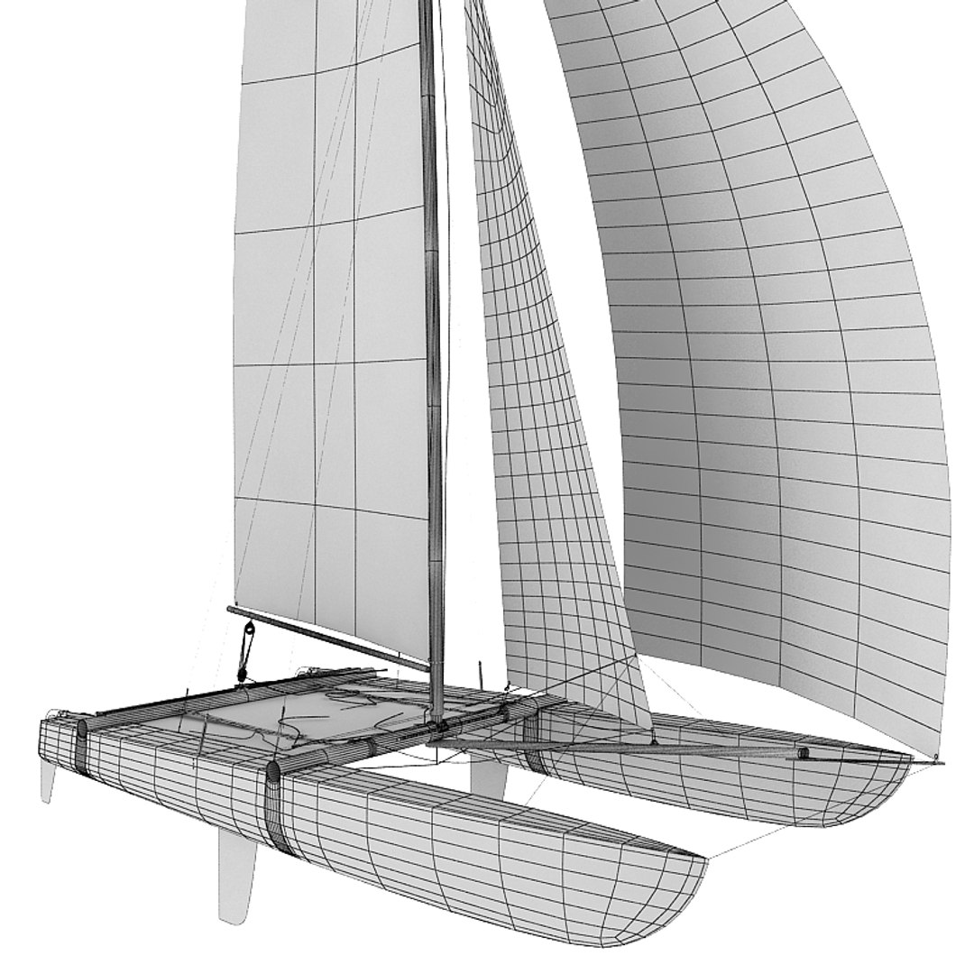 3d Model Catamaran Tornado