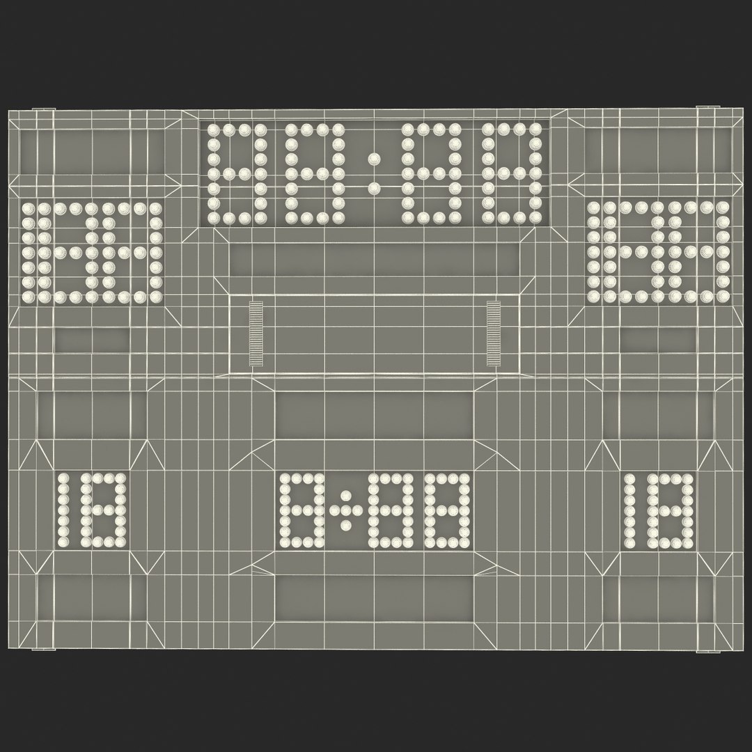 basketball scoreboard obj