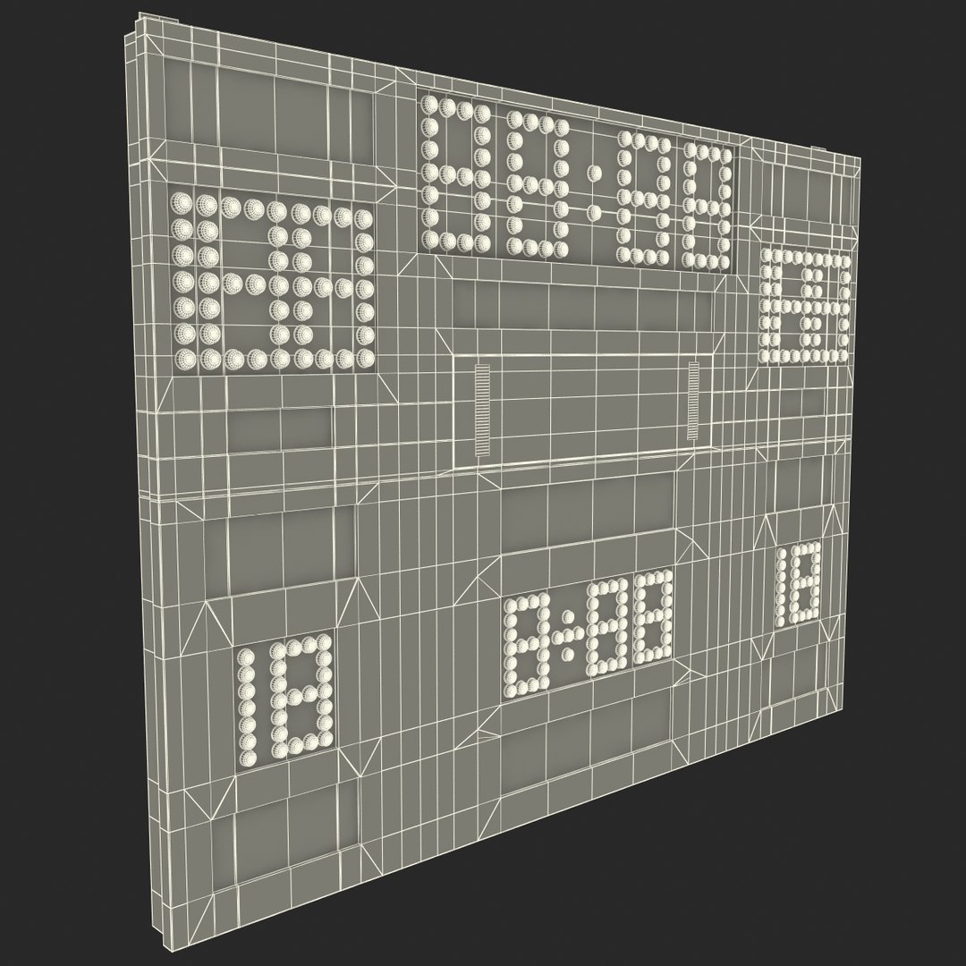 Basketball Scoreboard Obj
