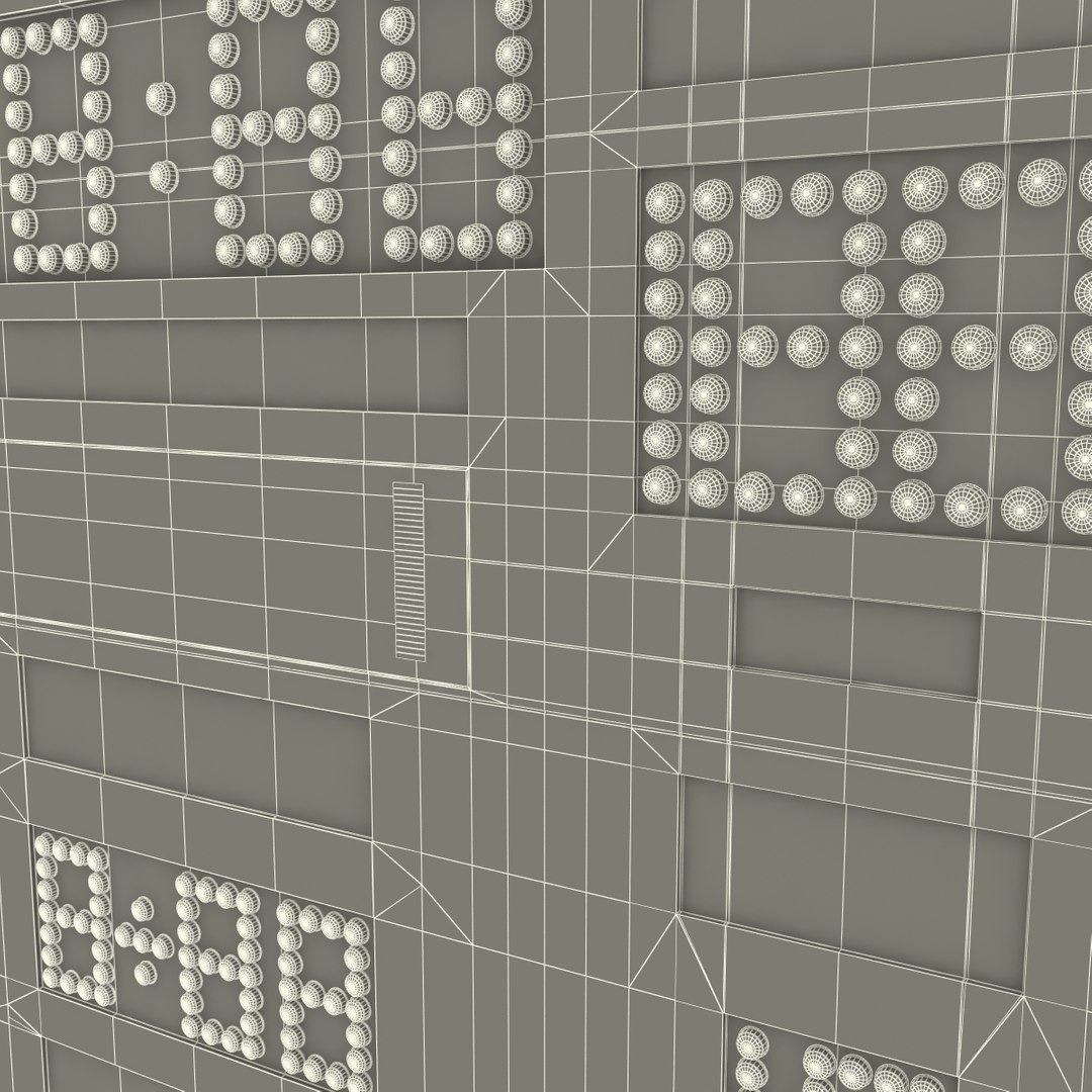basketball scoreboard obj