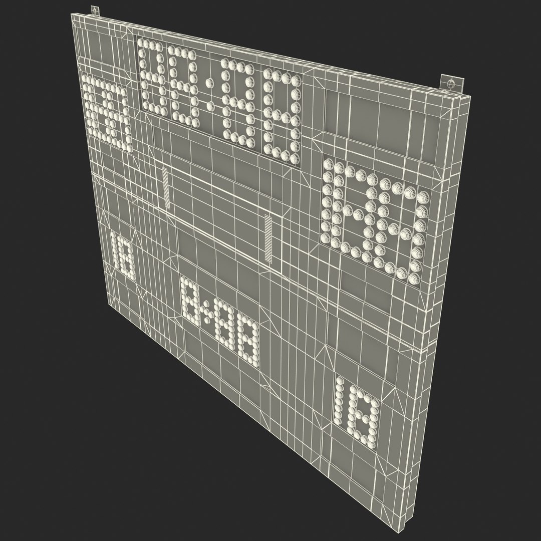 Basketball Scoreboard Obj