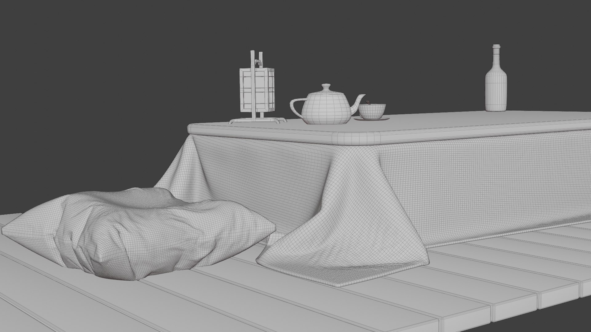 Kotatsu 3D Model - TurboSquid 1789251