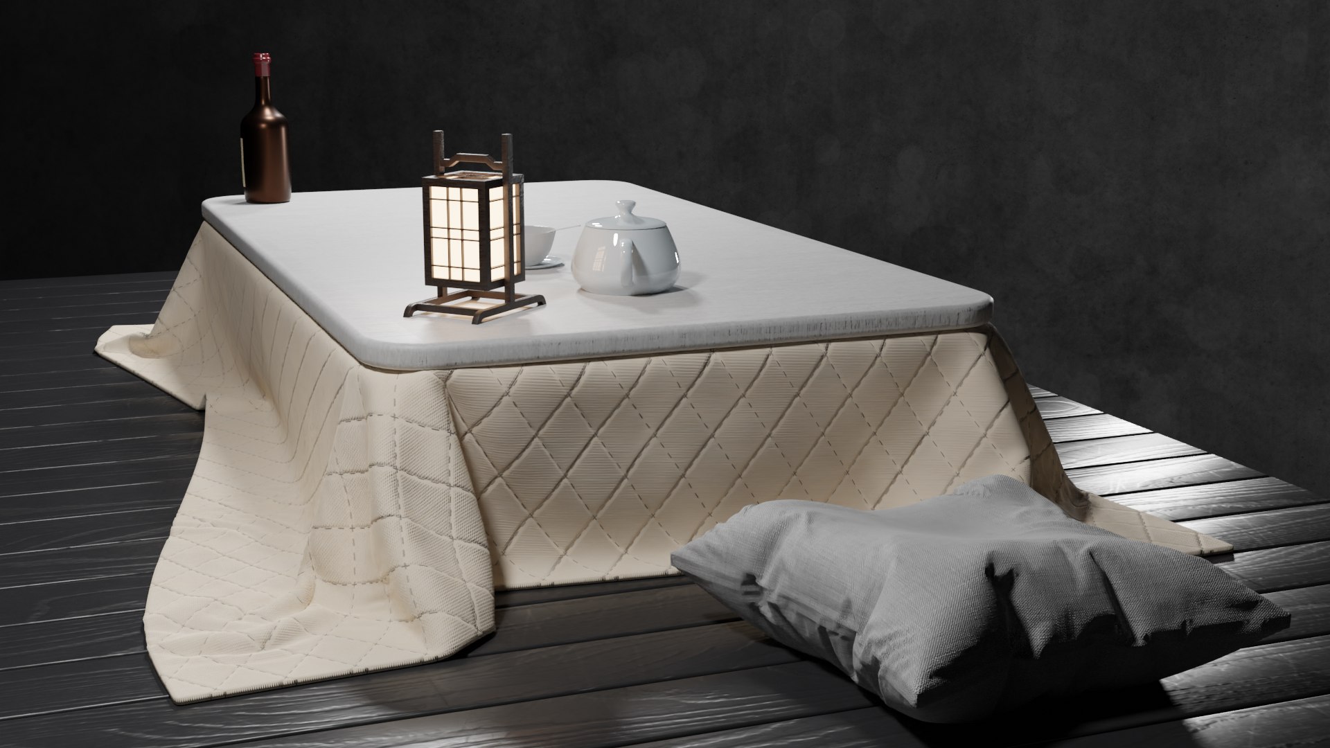 Kotatsu 3D Model - TurboSquid 1789251