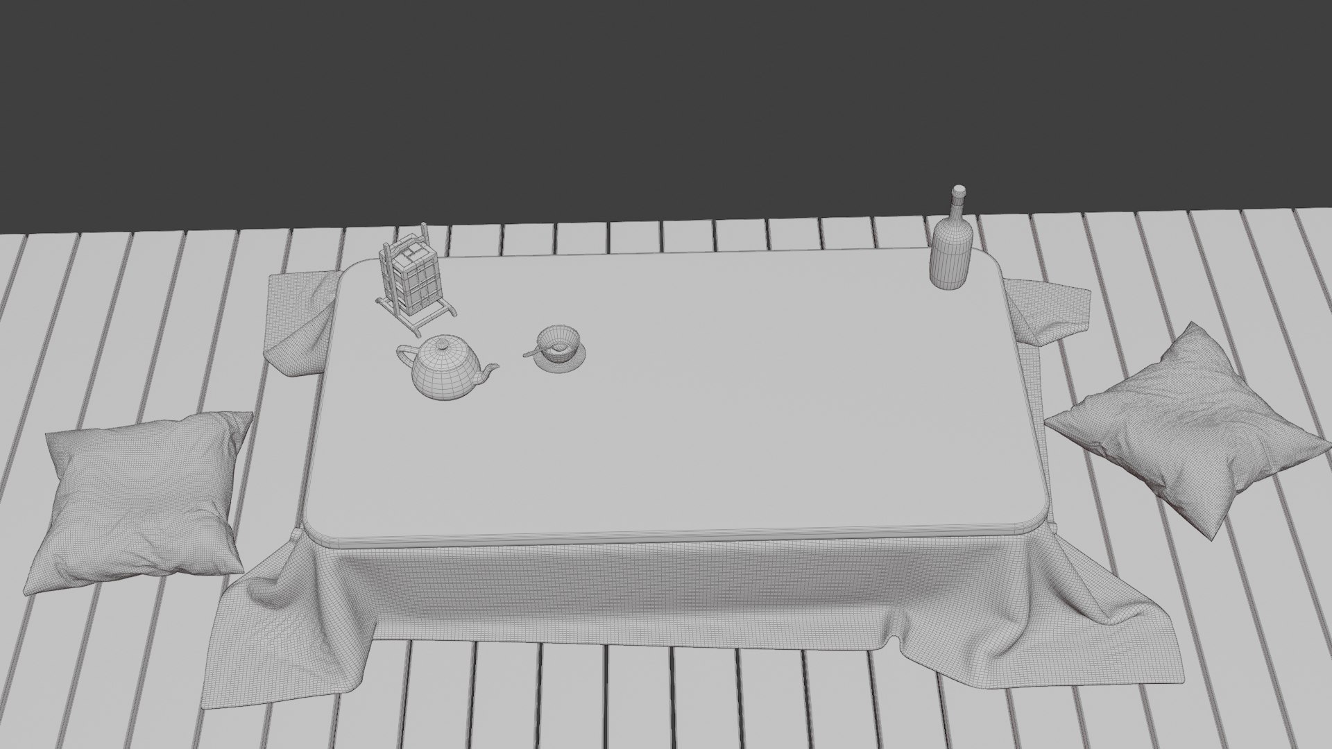 Kotatsu 3D Model - TurboSquid 1789251