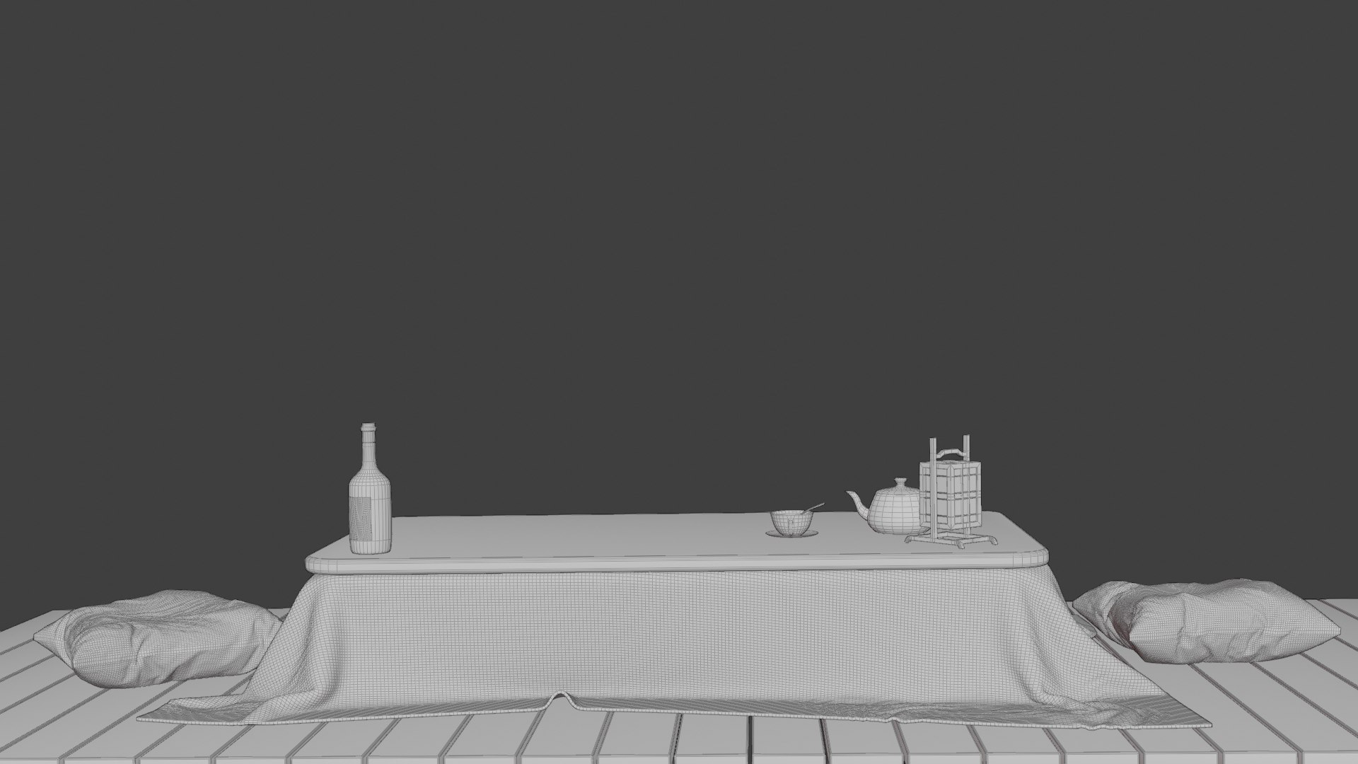 Kotatsu 3D Model - TurboSquid 1789251