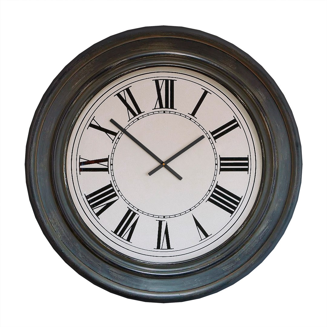 3D Wall Clock Set 100 Model - TurboSquid 1947686