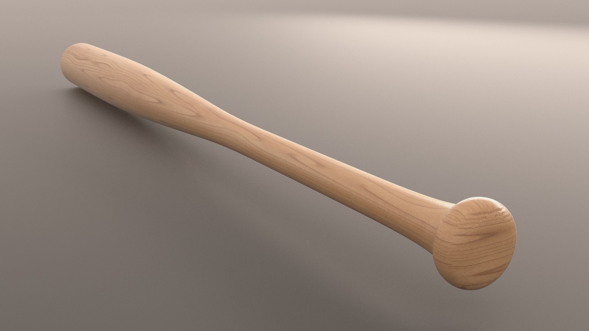 Wooden Baseball Bat Model - TurboSquid 2064312