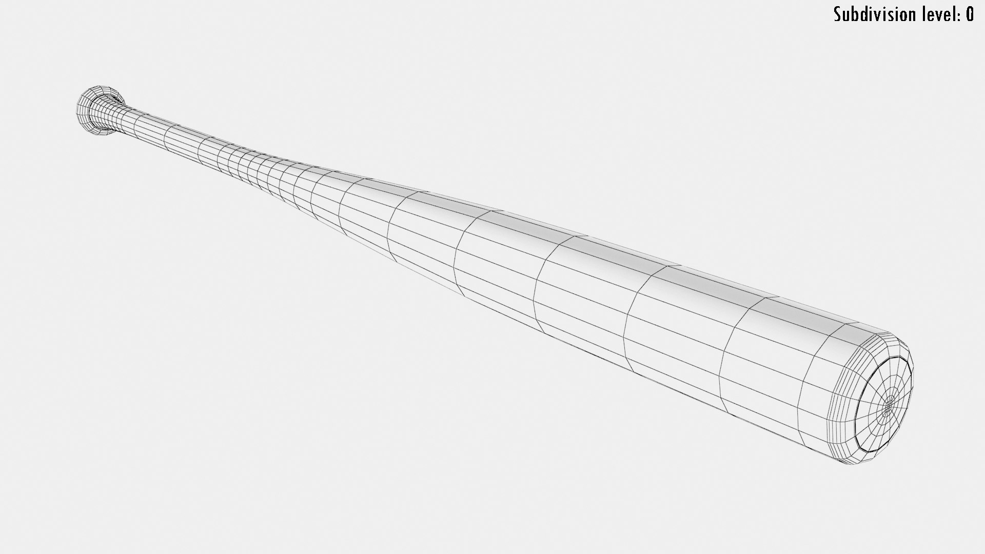 Wooden Baseball Bat Model - TurboSquid 2064312