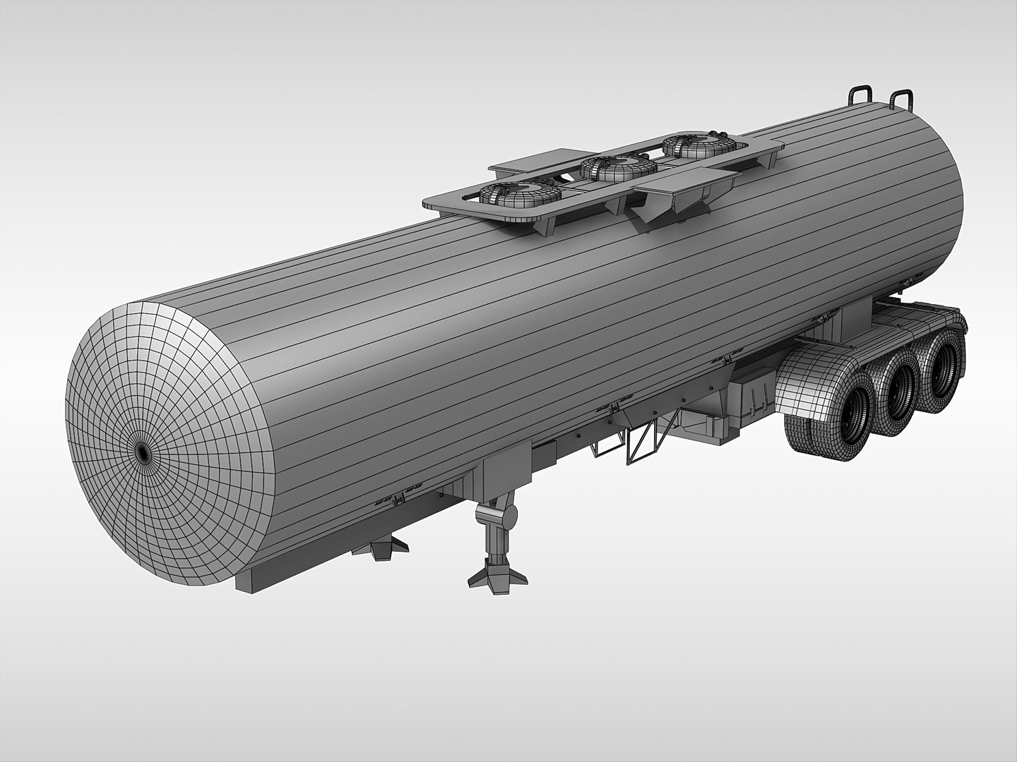 3D tanker trailers model - TurboSquid 1219104