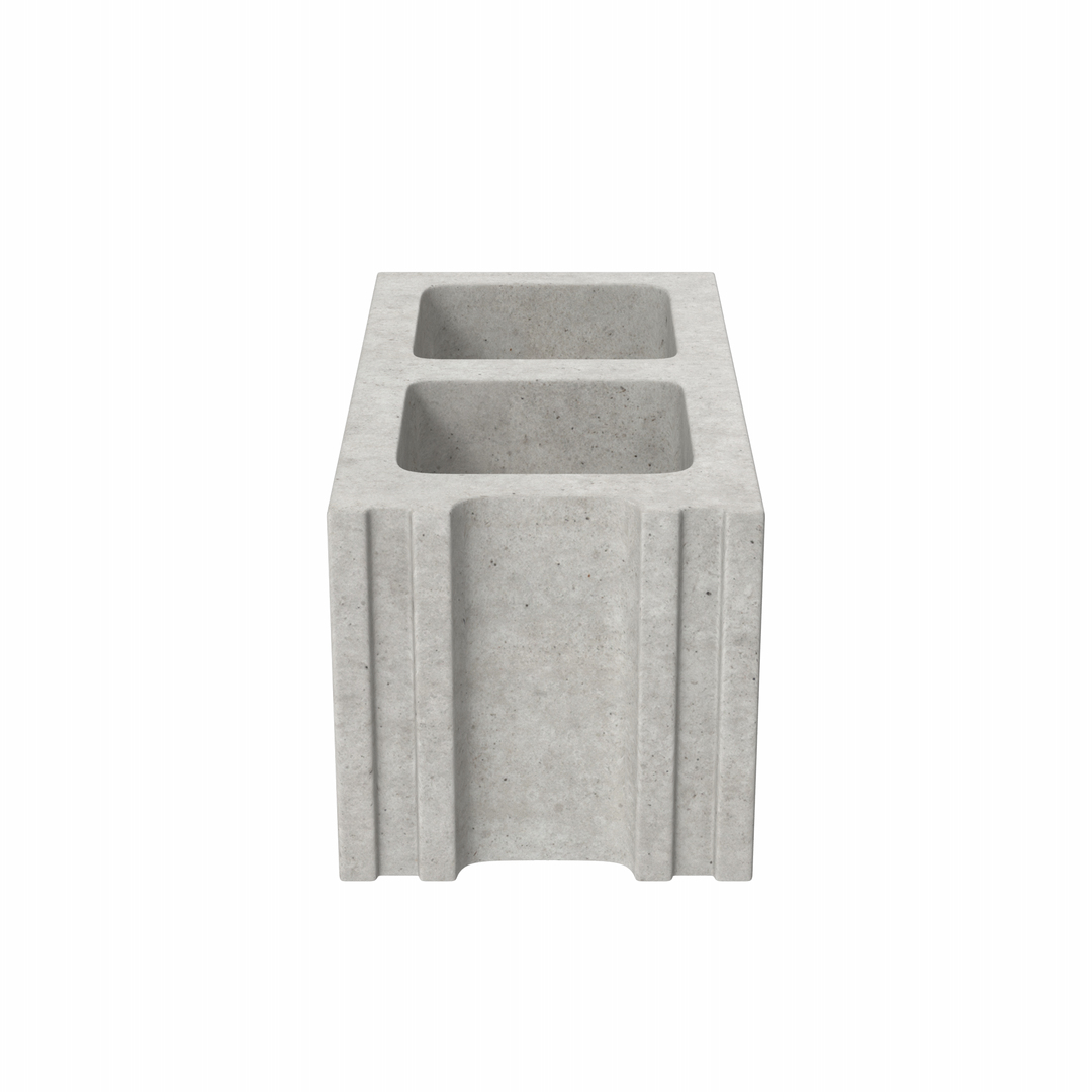 Cinder Concrete Block 3D model - TurboSquid 1989610
