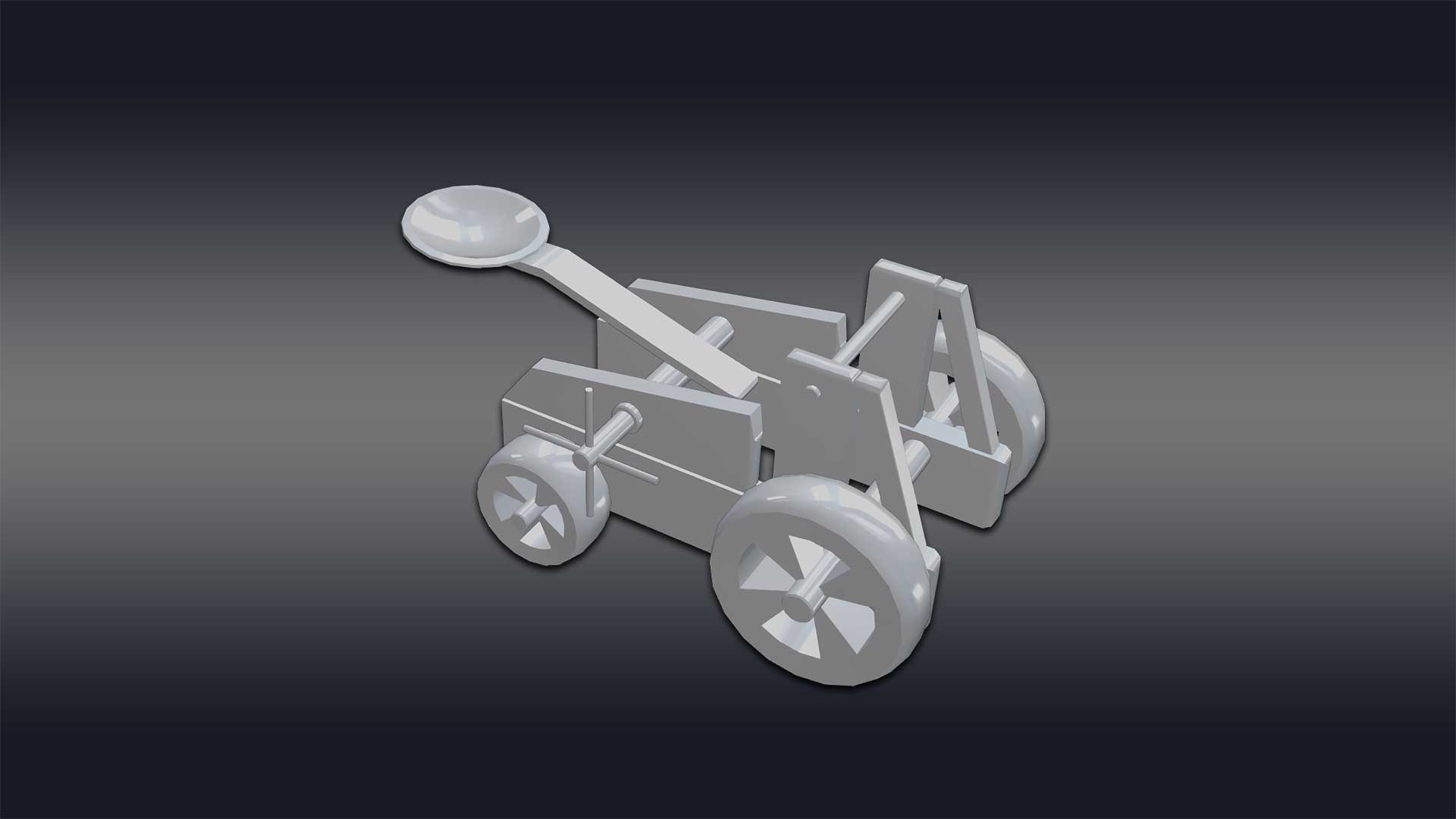 3D Catapult - Medieval Catapult Model - TurboSquid 2147322