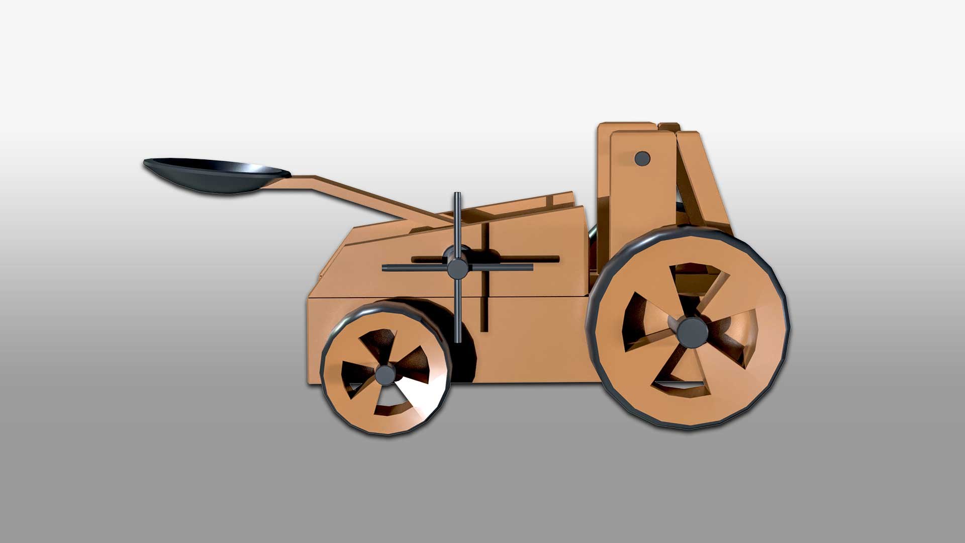 3D Catapult - Medieval Catapult Model - TurboSquid 2147322