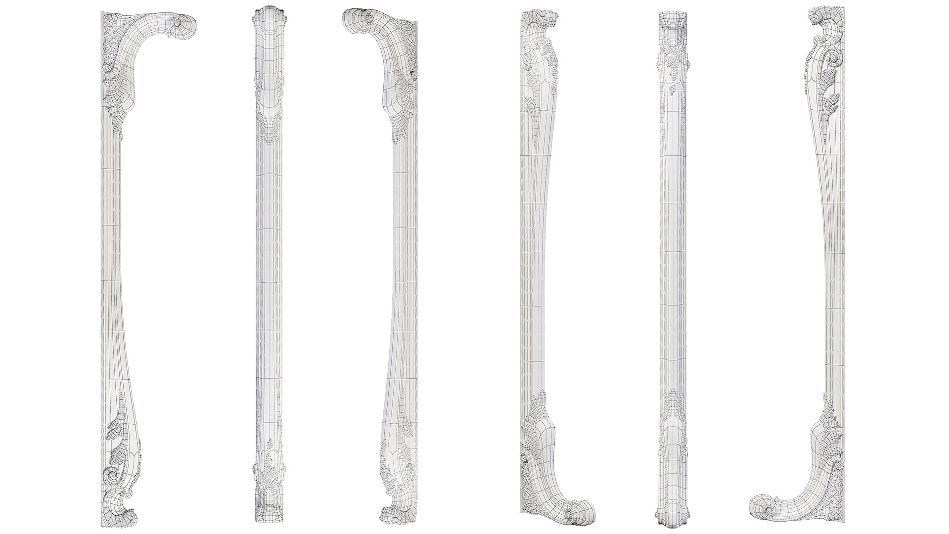 Classic Pilaster 04 Model - TurboSquid 2069382