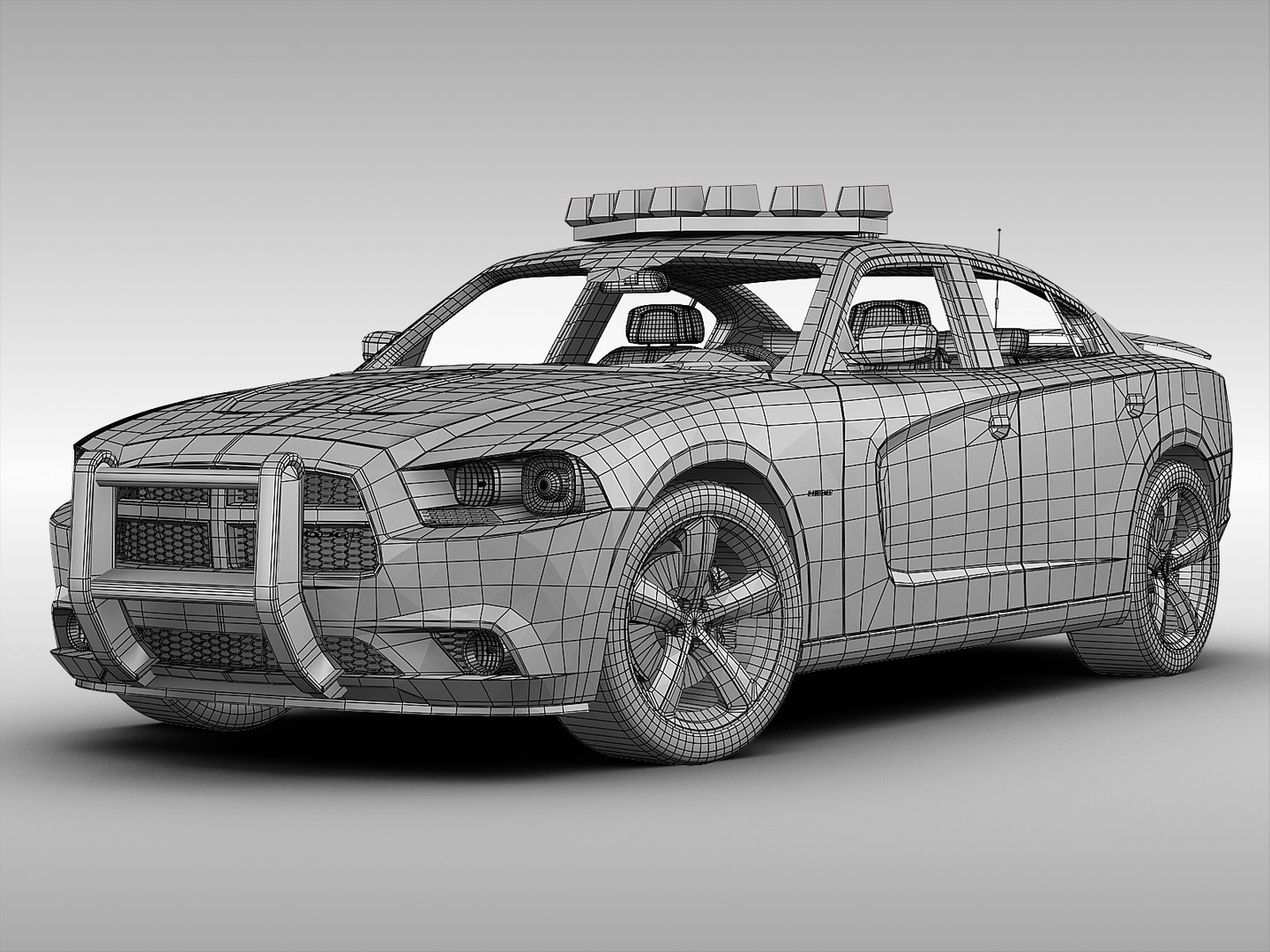 Dodge Charger Car 3d 3ds