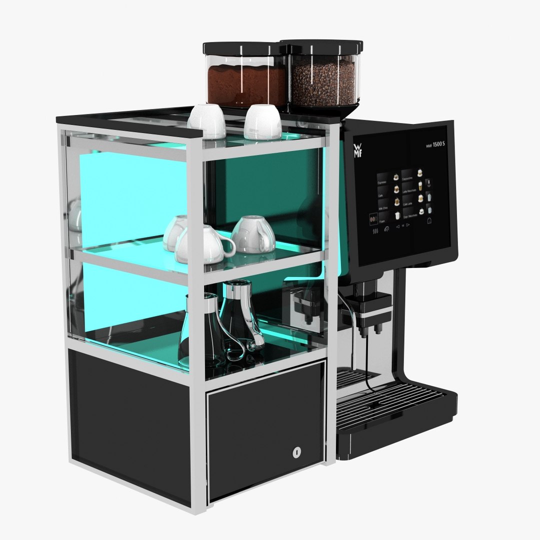 Coffee Machine Wmf Cups 3d Max