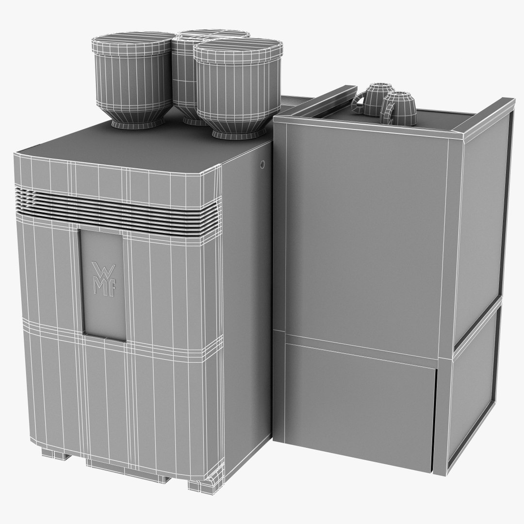 Coffee Machine Wmf Cups 3d Max