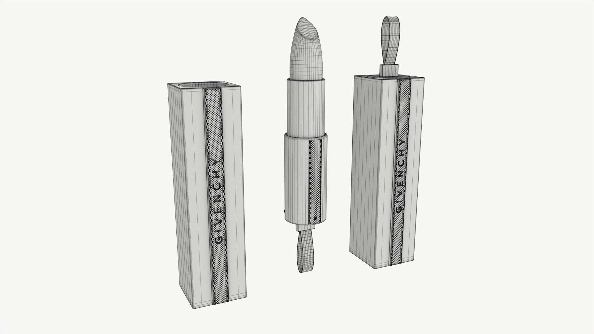 3D Givenchy Rouge Interdit Satin Lipstick - TurboSquid 1920863