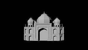 3d model taj mahal
