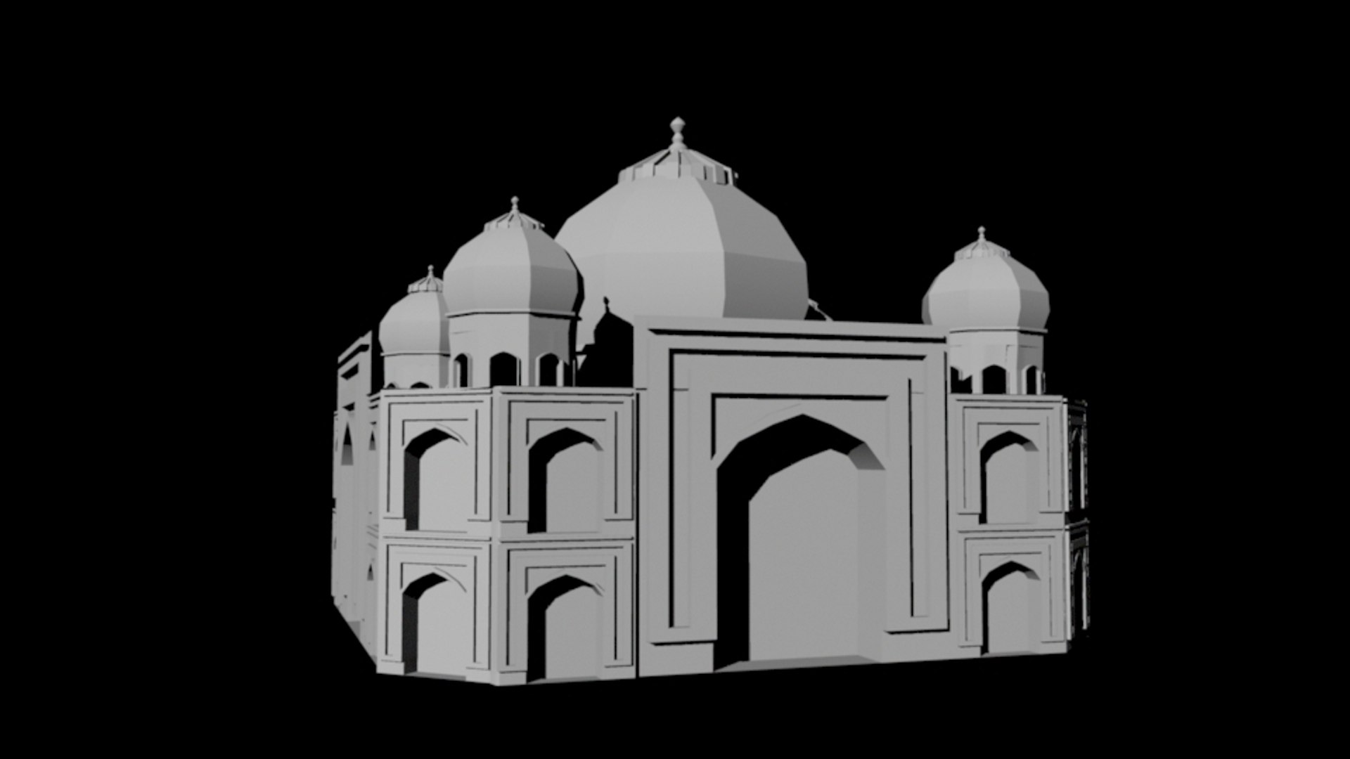 Taj Mahal 3D Model - TurboSquid 1317223