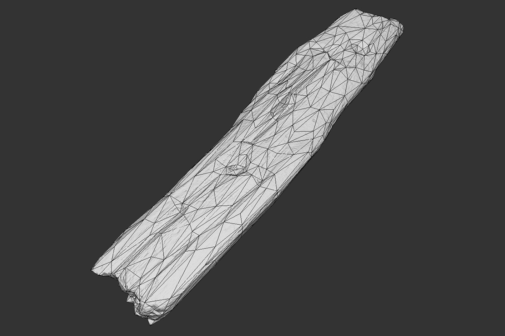 Broken Wood Plank 3D - TurboSquid 1226257