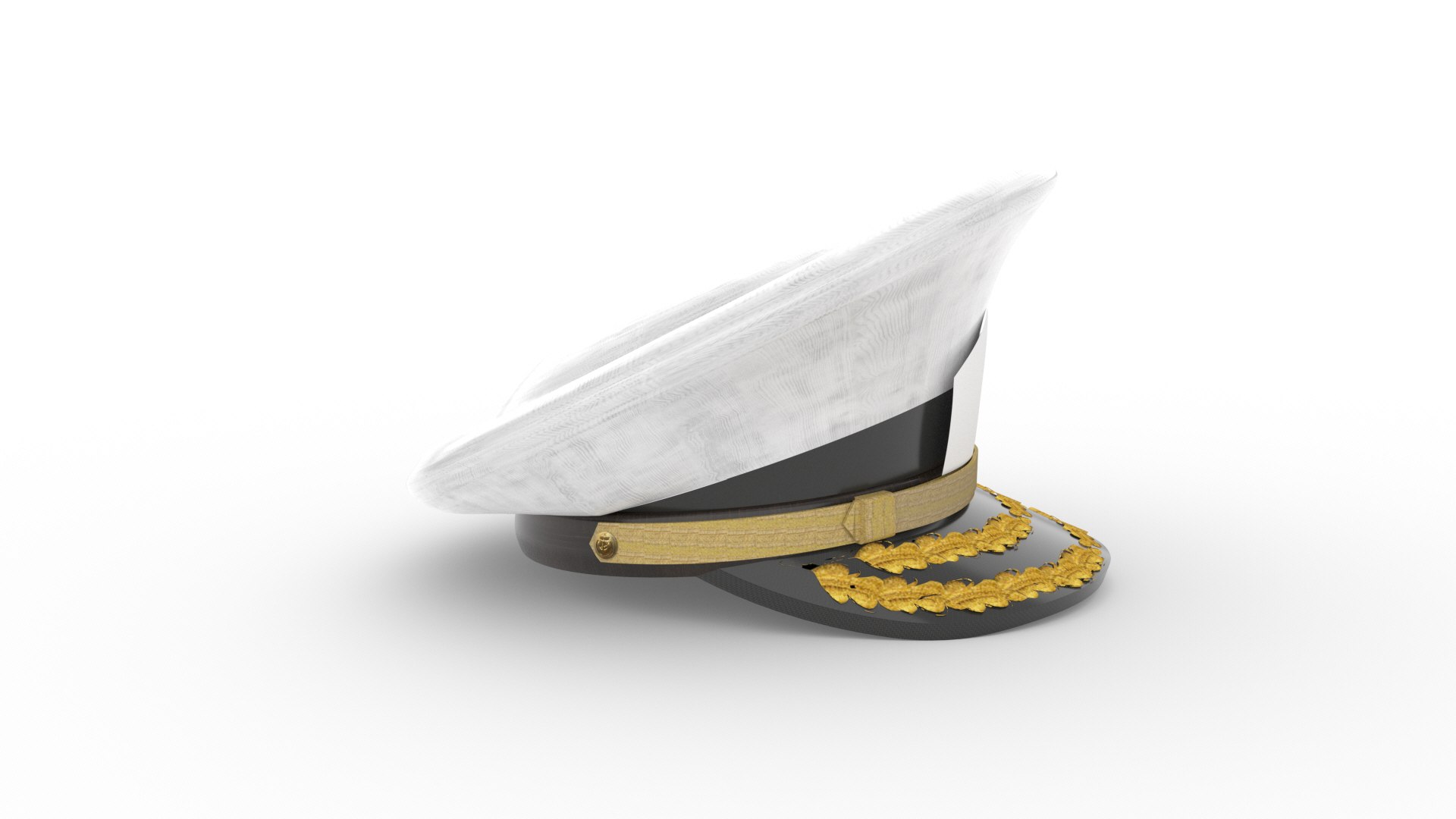 Navy Admiral Cap Hat Man 3D Model - TurboSquid 2102933
