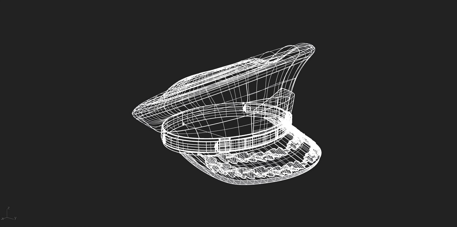 Navy Admiral Cap Hat Man 3D Model - TurboSquid 2102933