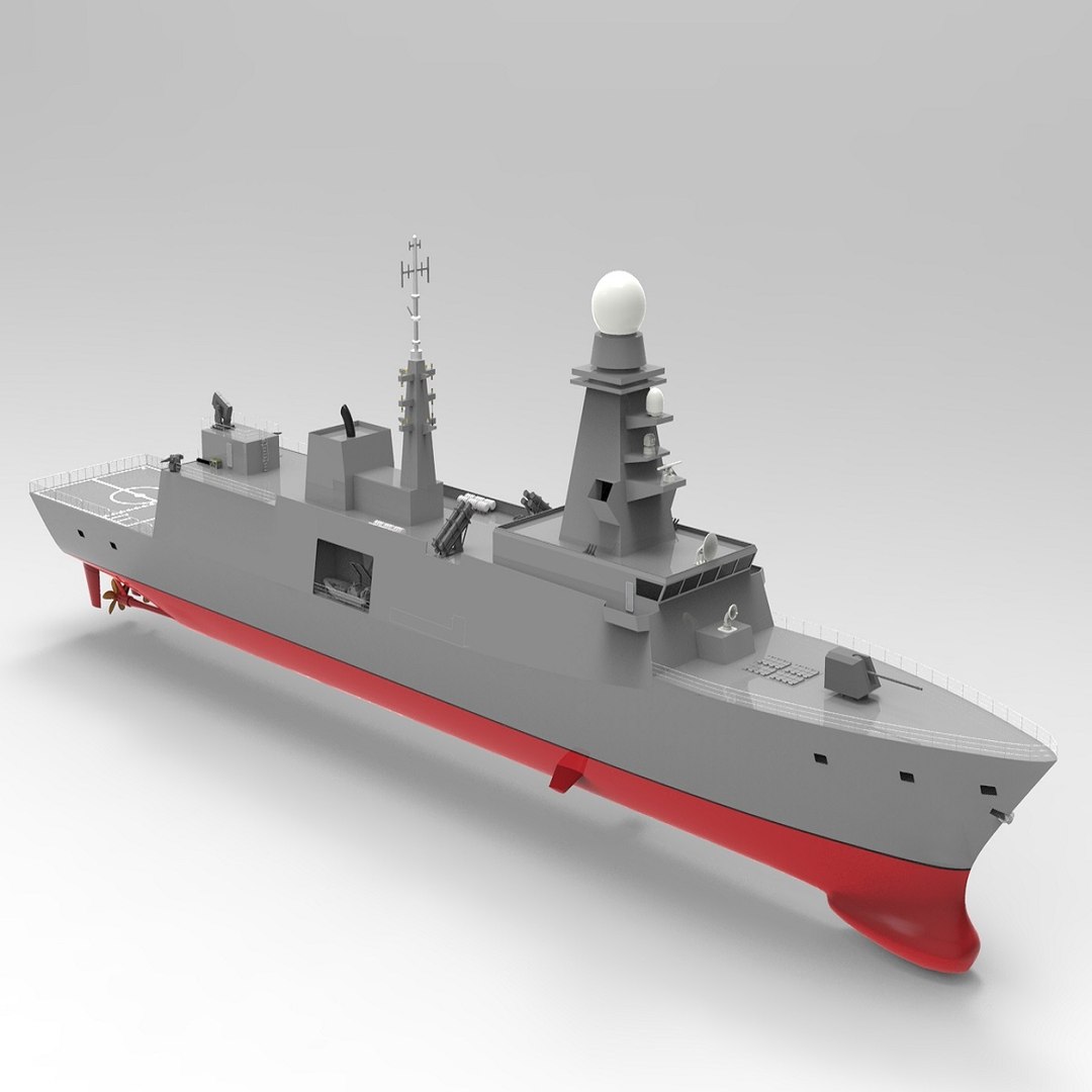 modèle 3D de Frégate - TurboSquid 1674892
