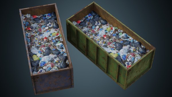 3D model Garbage Container 2B - TurboSquid 1732333