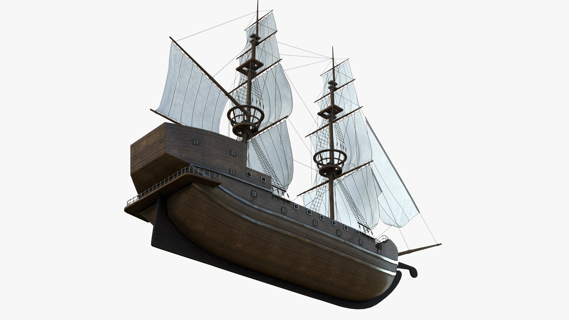 Sailing Ship - 8k PBR Textures 3D Model - TurboSquid 2251856