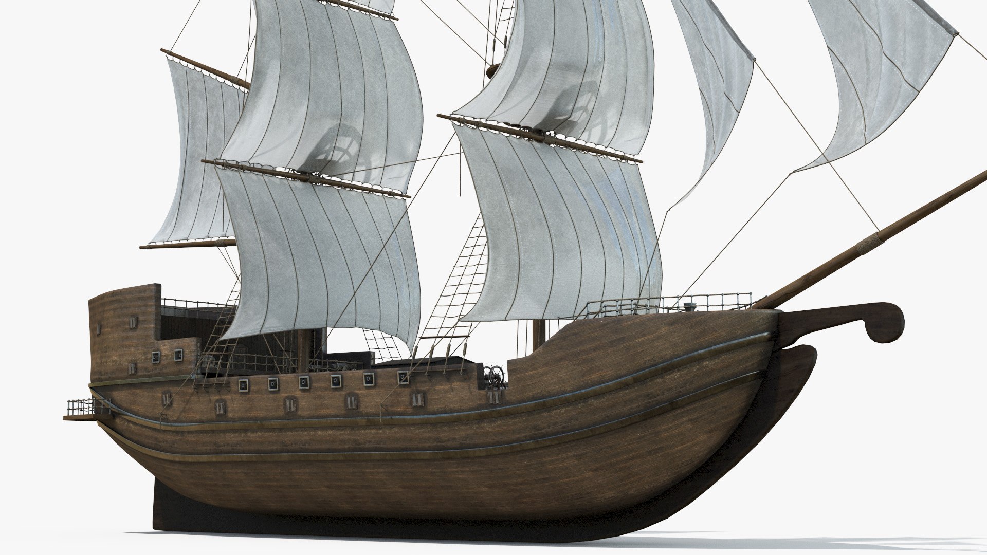 Sailing Ship - 8k PBR Textures 3D Model - TurboSquid 2251856