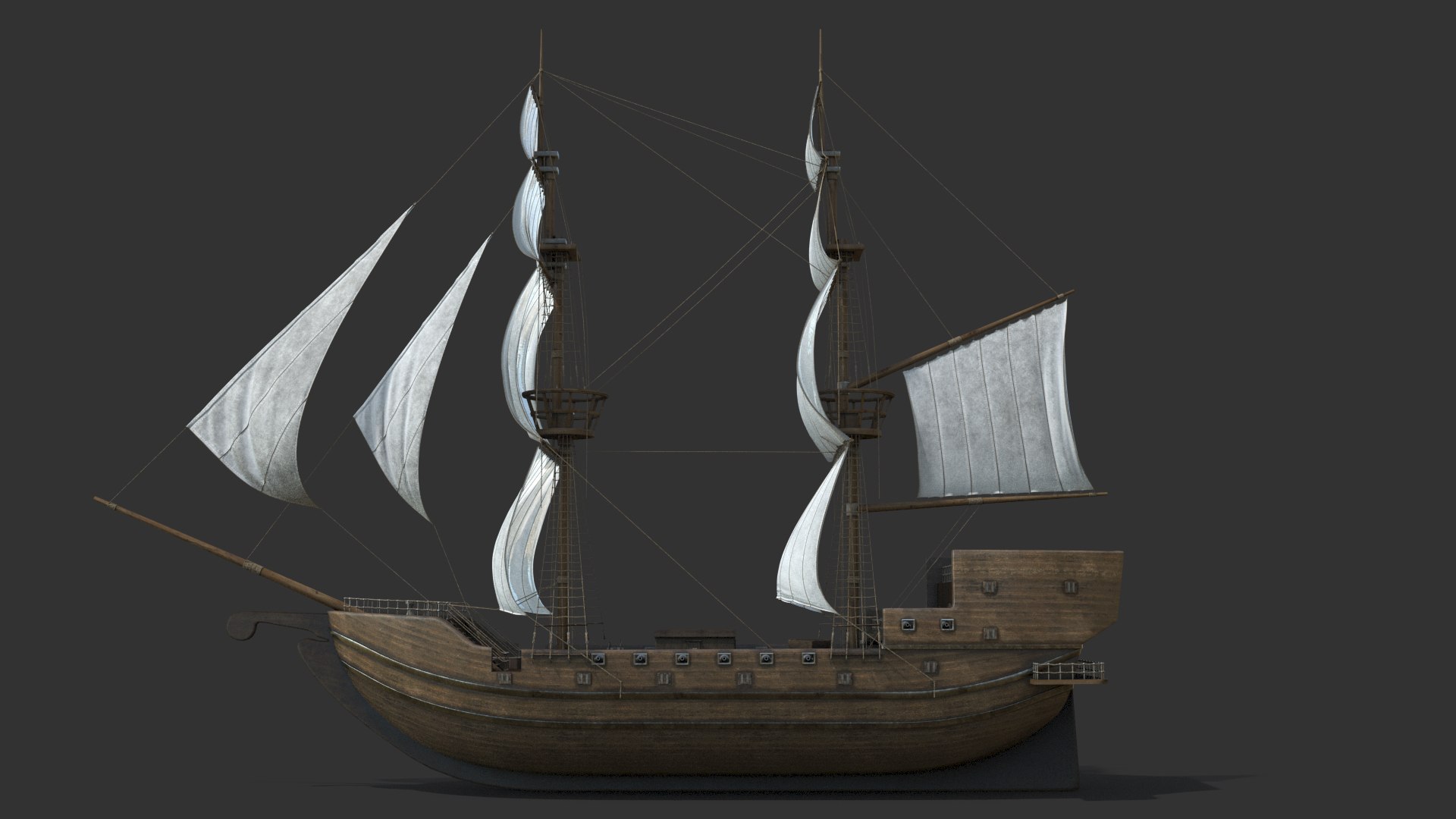 Sailing Ship - 8k PBR Textures 3D Model - TurboSquid 2251856