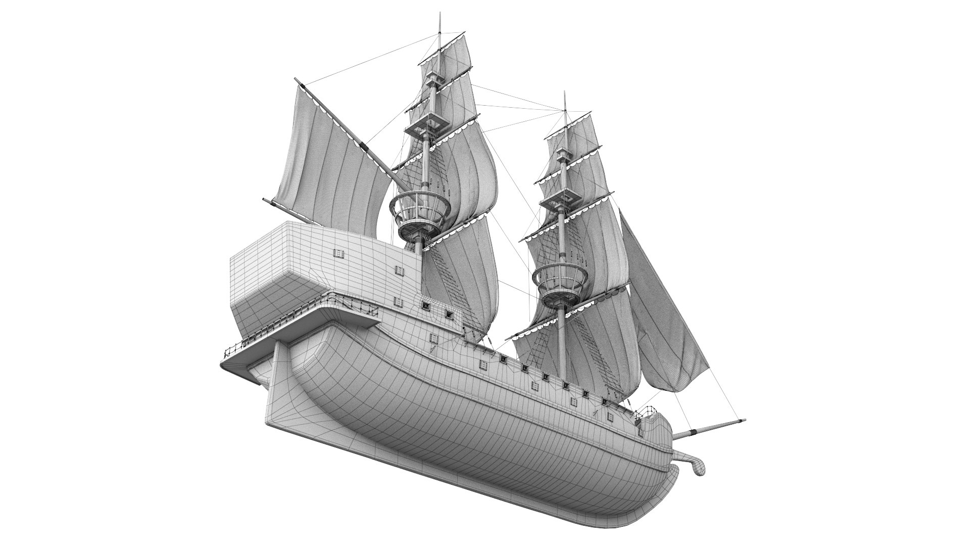 Sailing Ship - 8k PBR Textures 3D Model - TurboSquid 2251856