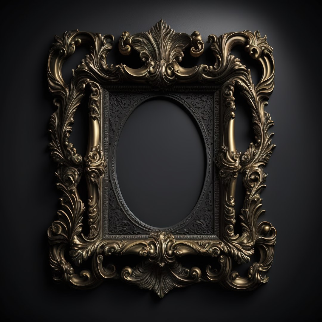 Baroque Picture Frames Pack 9 3D - TurboSquid 1997642