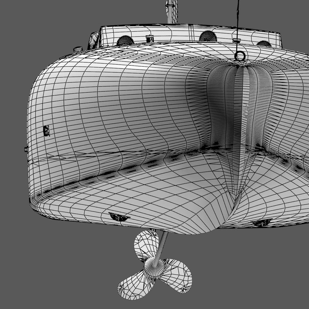 3d Speed Boat Hull Baby Model