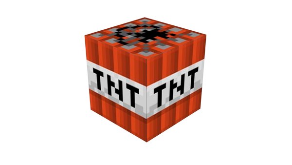 modelo 3d TNT de Minecraft - TurboSquid 2321297