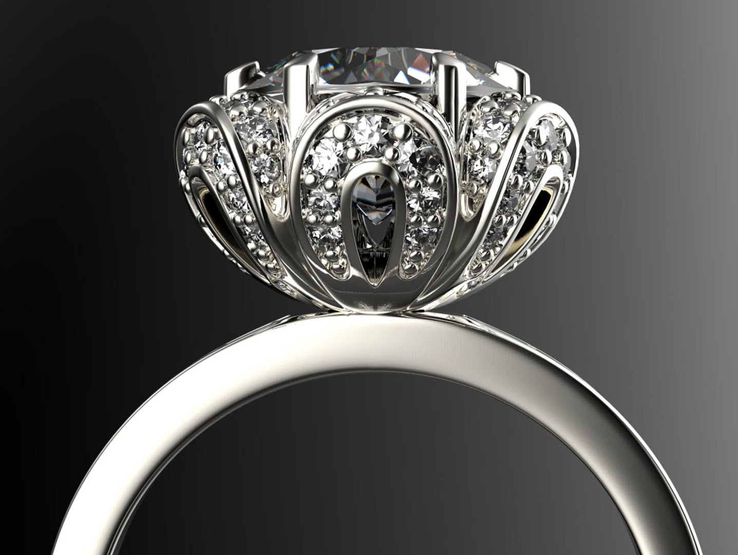 engagement ring obj