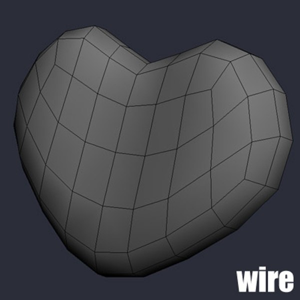 decorative heart 3d model