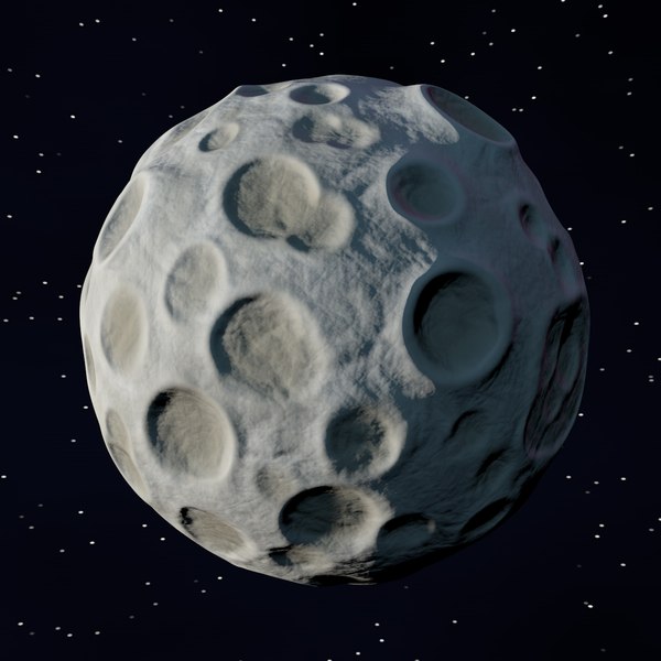 stylized cartoon moon 3ds