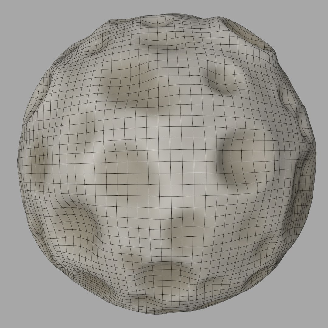 Stylized Cartoon Moon 3ds