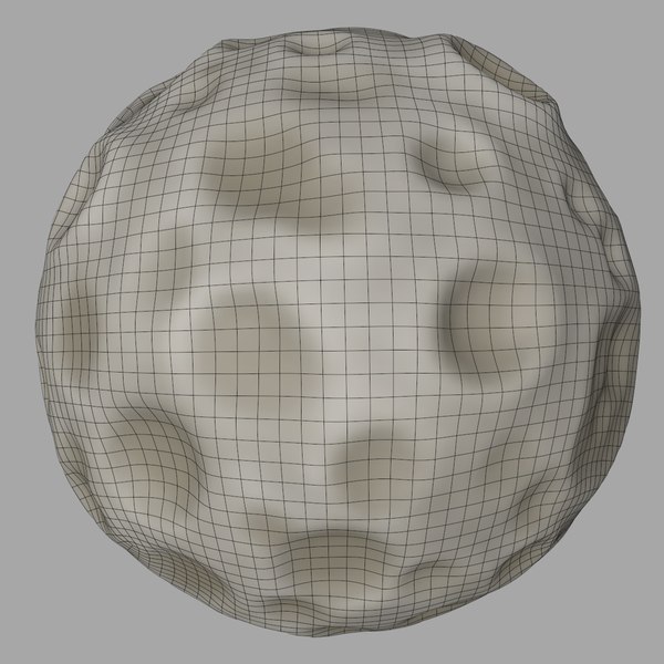 stylized cartoon moon 3ds