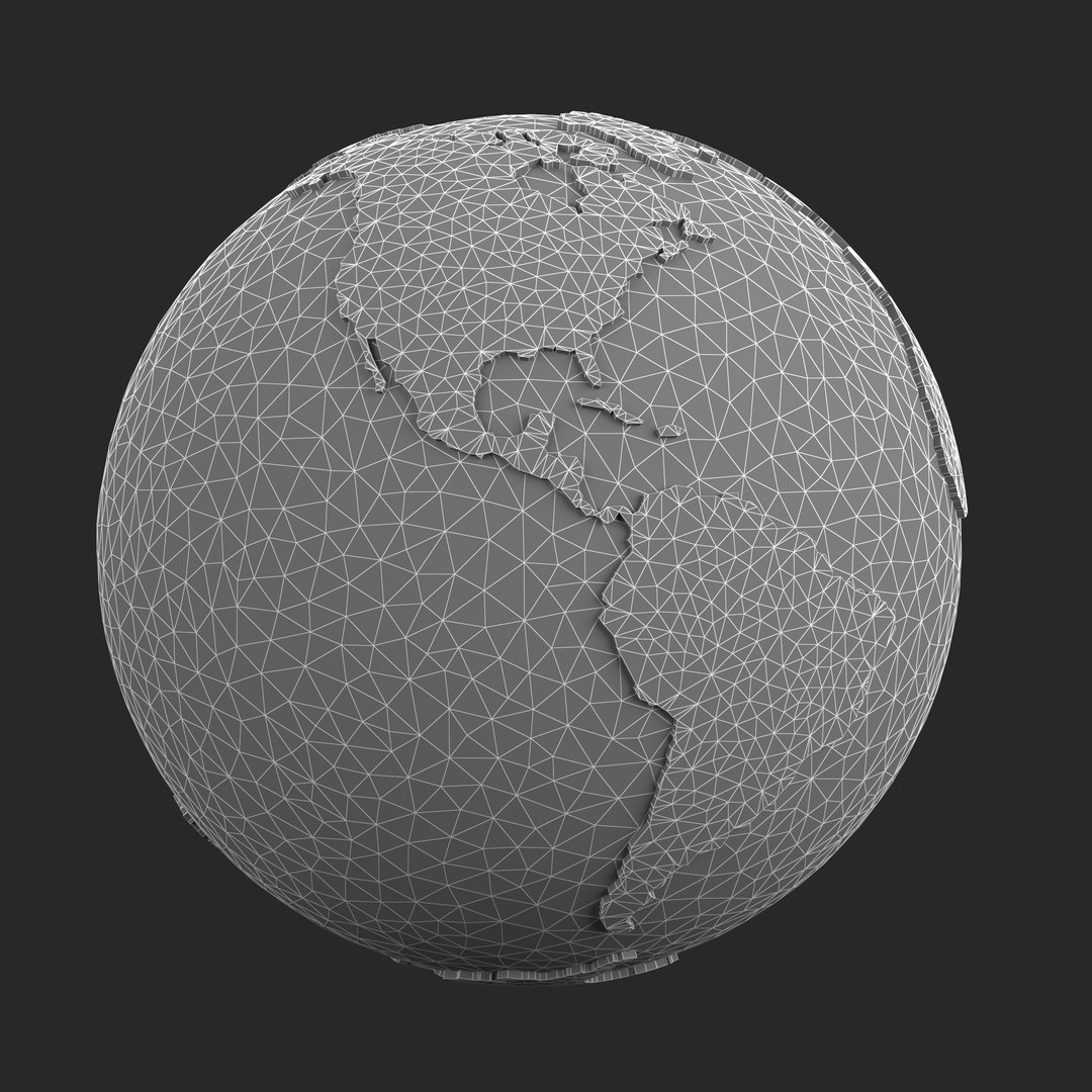 3D Model Cartoon Earth - TurboSquid 1268989