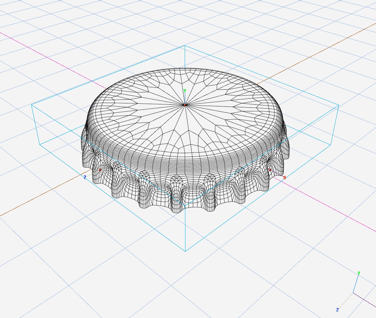 bottle cap 3d model