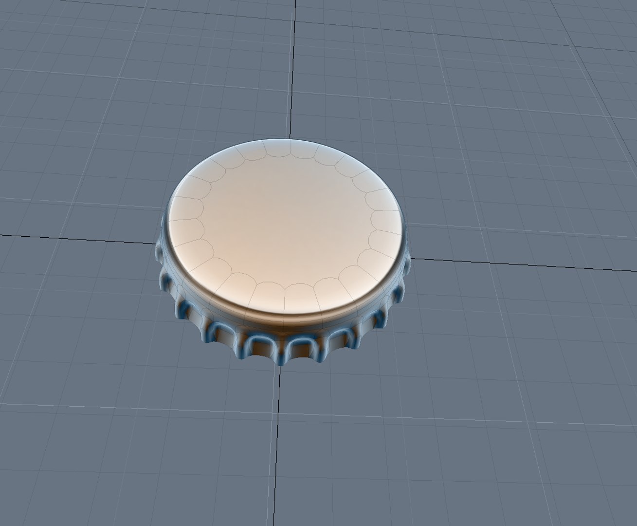 bottle cap 3d model