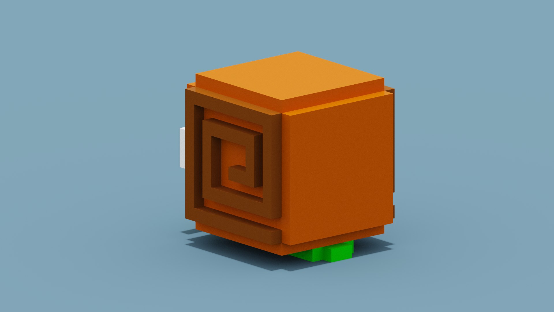 3D Model Voxel Snail - TurboSquid 1926704