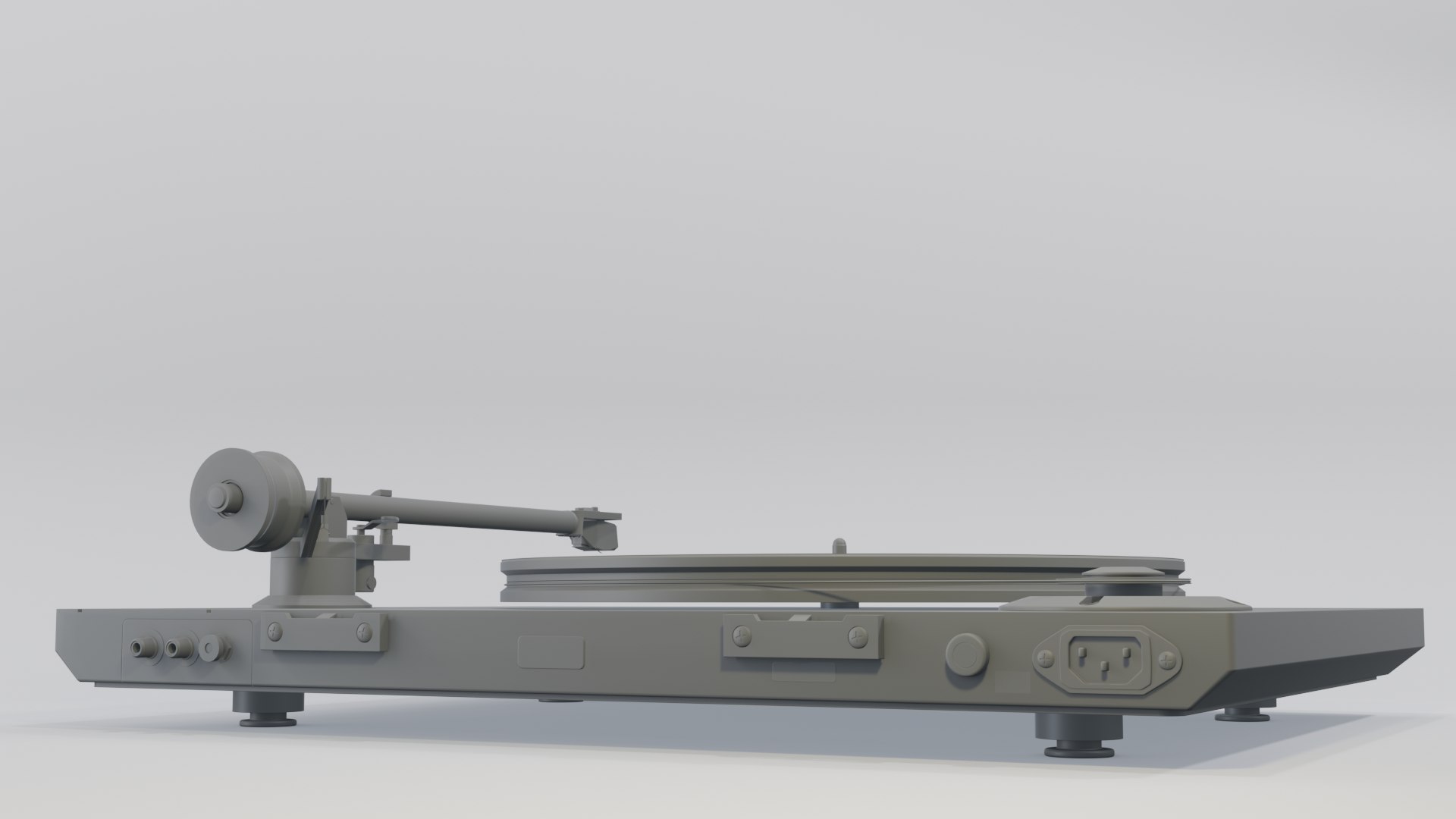 MoFi Electronics - StudioDeck Foundation Turntable 3D Model ...