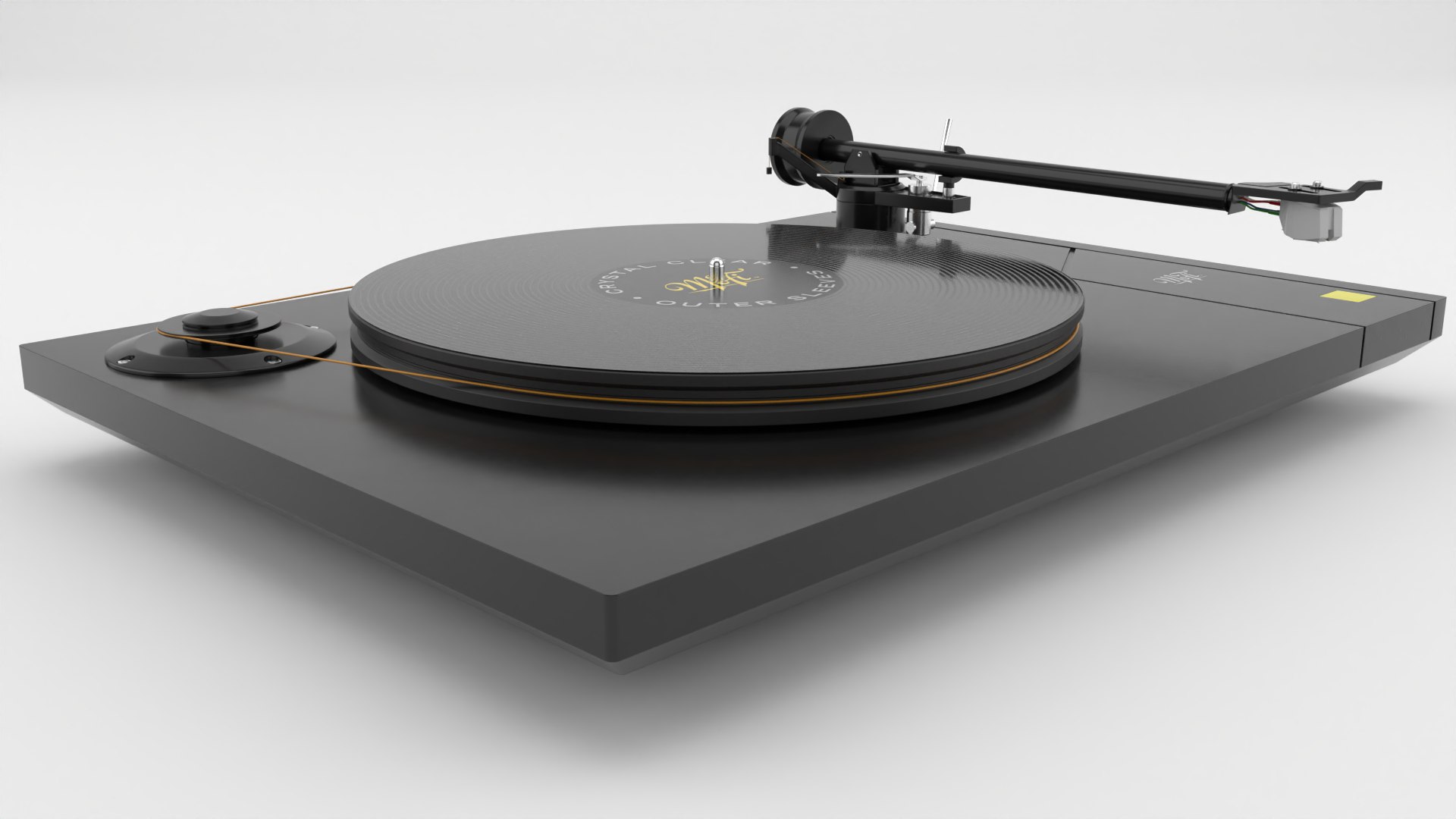 MoFi Electronics - StudioDeck Foundation Turntable 3D Model ...