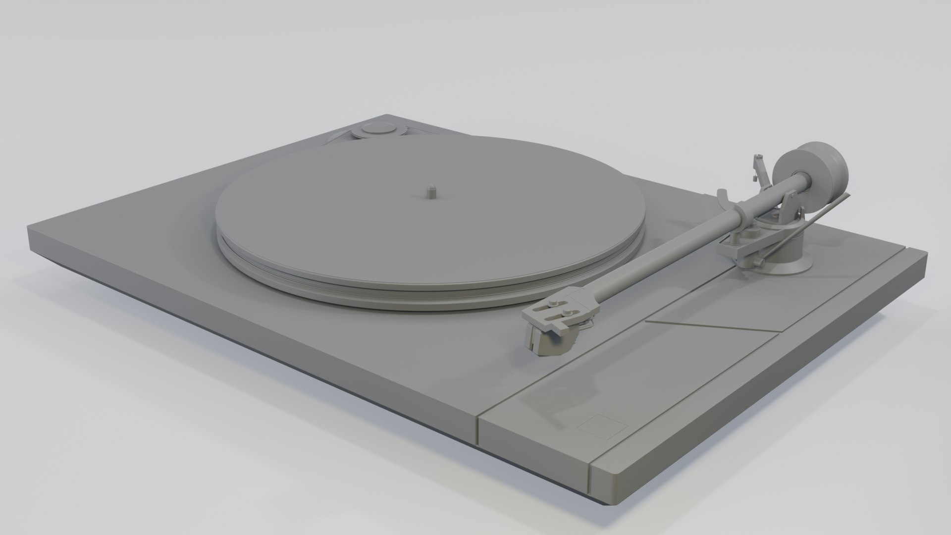 MoFi Electronics - StudioDeck Foundation Turntable 3D Model ...